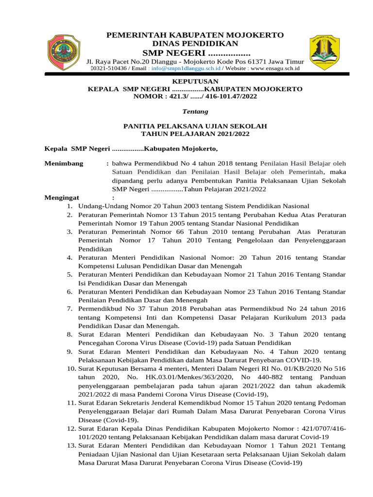 SK Panitia Us 2022 | PDF