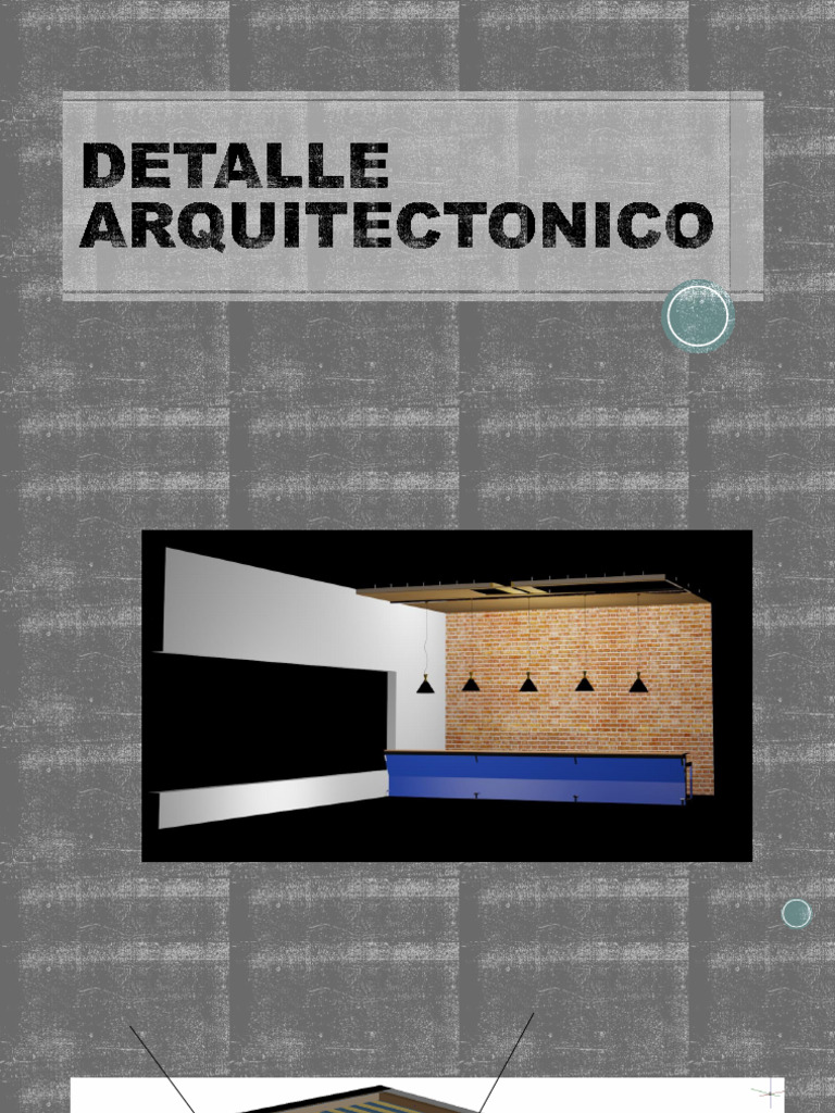 DETALLE ARQUITECTONICO | PDF