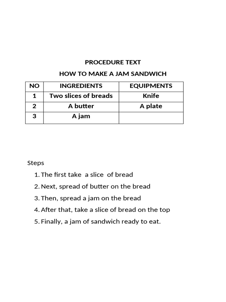 Procedure Text | PDF