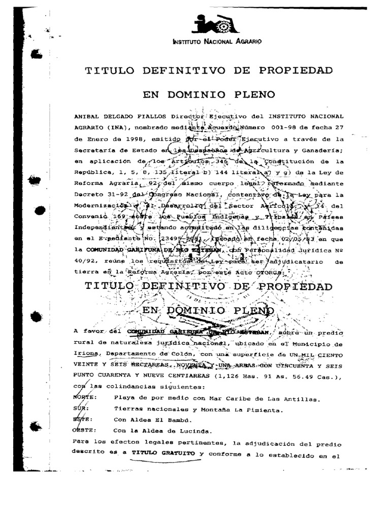 Titulo Del INA | PDF