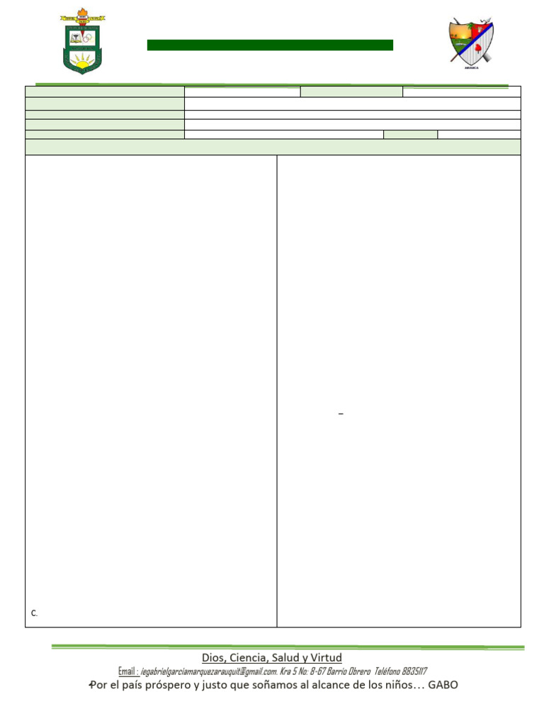 Septimo - 1 Periodo | PDF