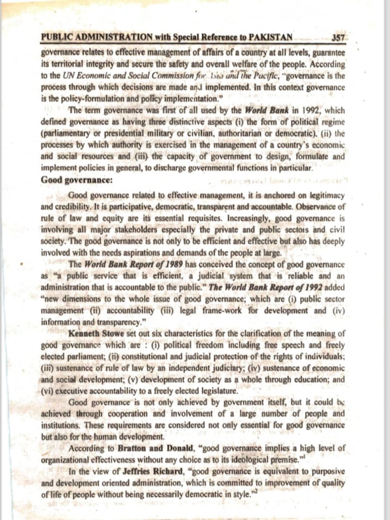 Public Administration | PDF