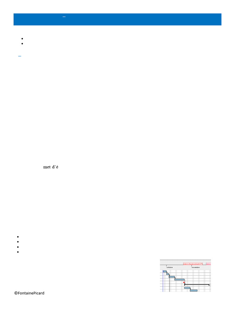 Fiche Methode Utiliser Les Techniques de Planification Des Projets | PDF