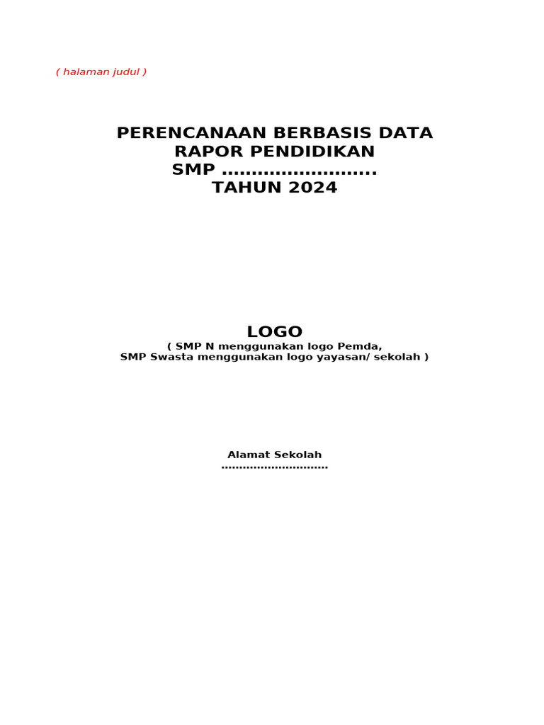 Model Dokumen PBD 2024 - Rakhmad | PDF