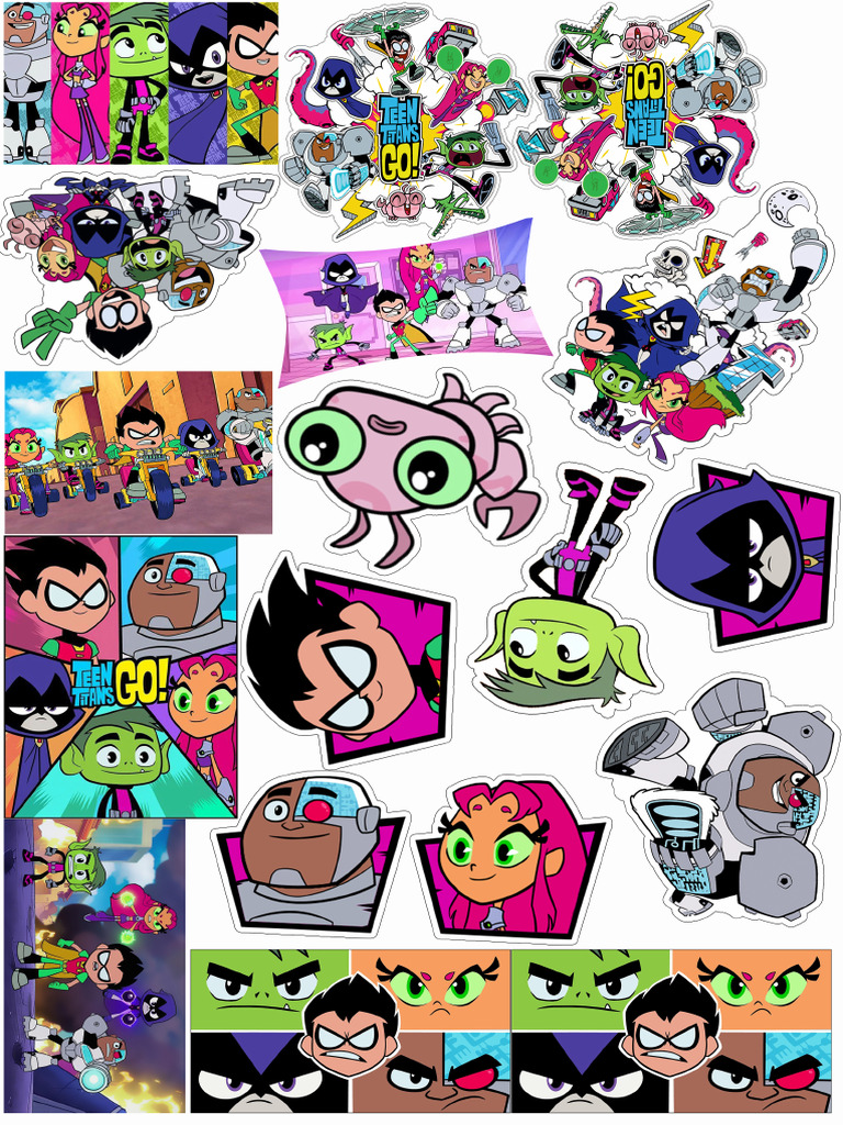 Stickers Jovenes Titanes | PDF