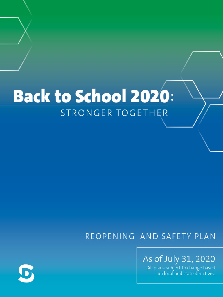 SchoolReopeningPlan 73120 | PDF