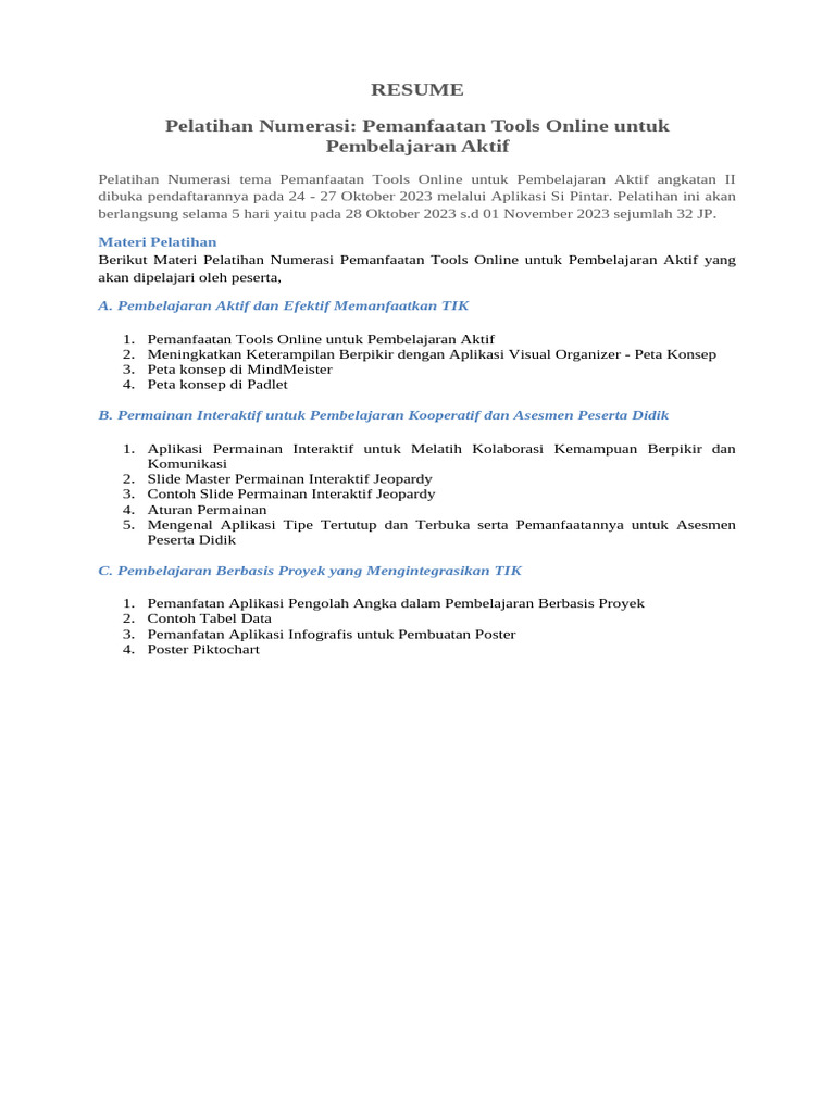 Resume Tools | PDF