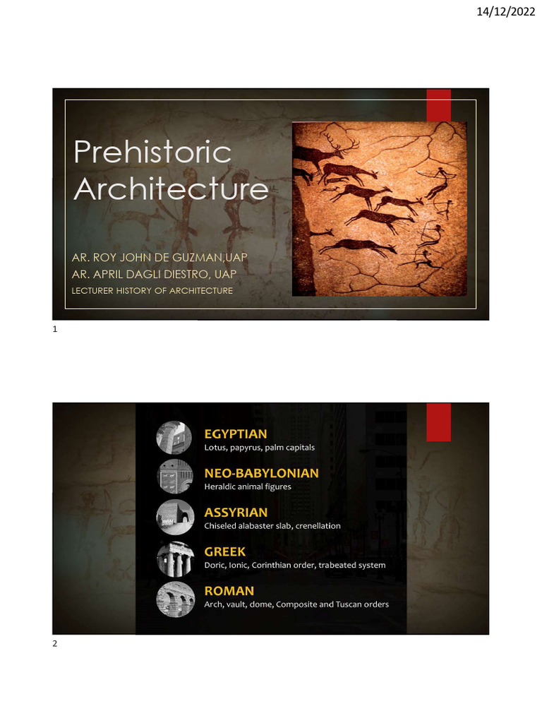 1.0 Prehistoric Architecture | PDF