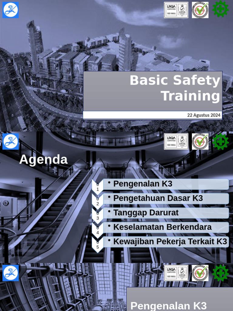 2024-08-22 - BasicIntermediate - Materi Safety Training | PDF