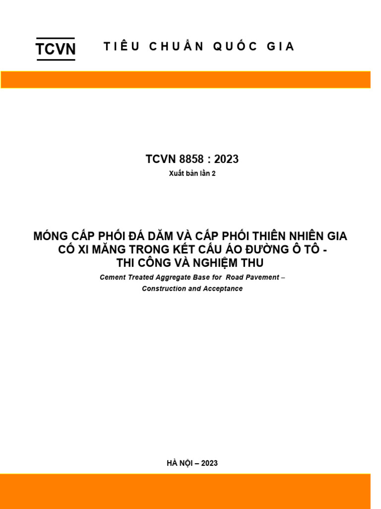 3 - TCVN 8858-2023 (Cap Phoi Gia Co Xi Mang) | PDF