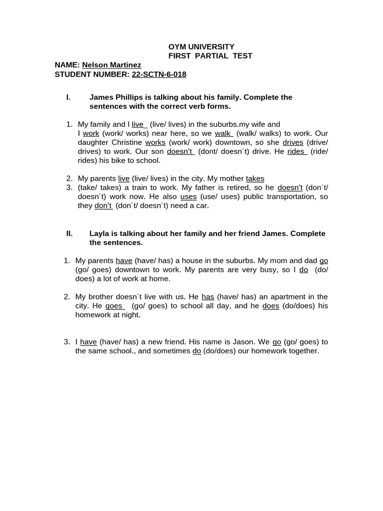 0YM First Partial | PDF