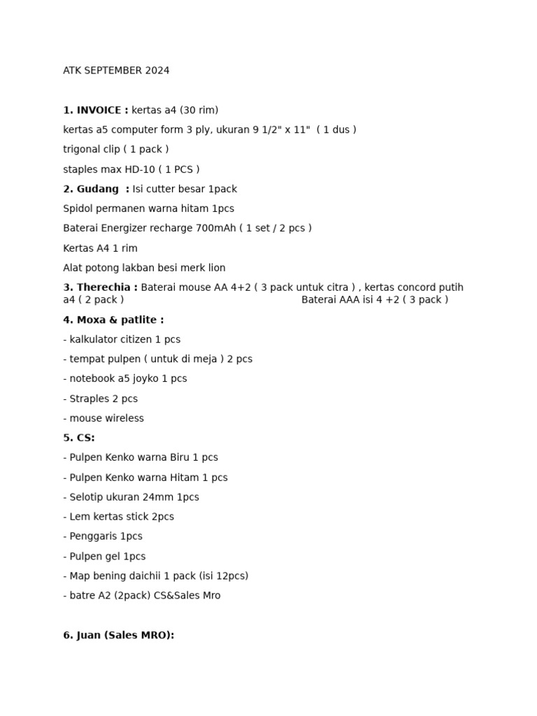 Atk September 2024 | PDF