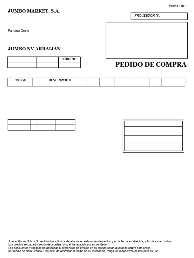 Pedido de Compra BHXP-35310 | PDF