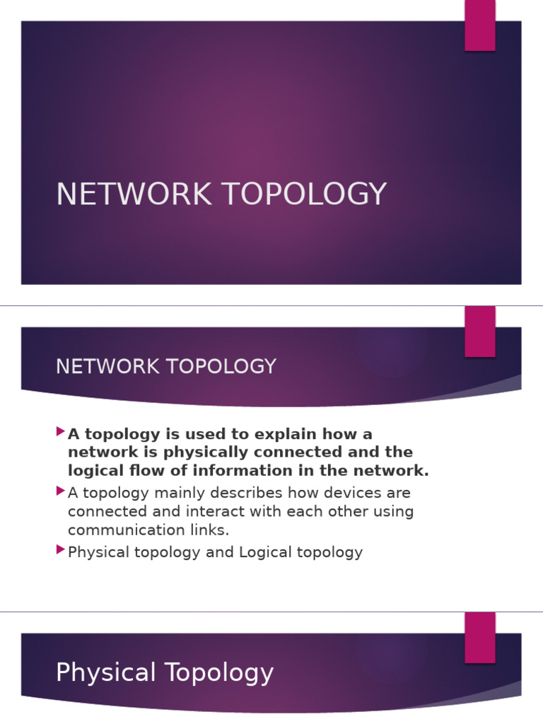 Network Topology | PDF