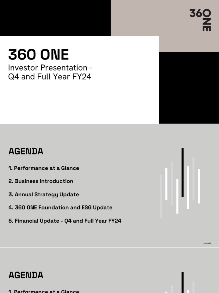 360_ONE_Q4_FY24_Investor_Presentation | PDF
