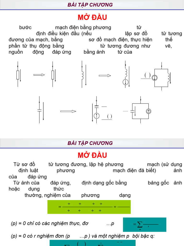 BT Ch2 lý thuyết mạch | PDF