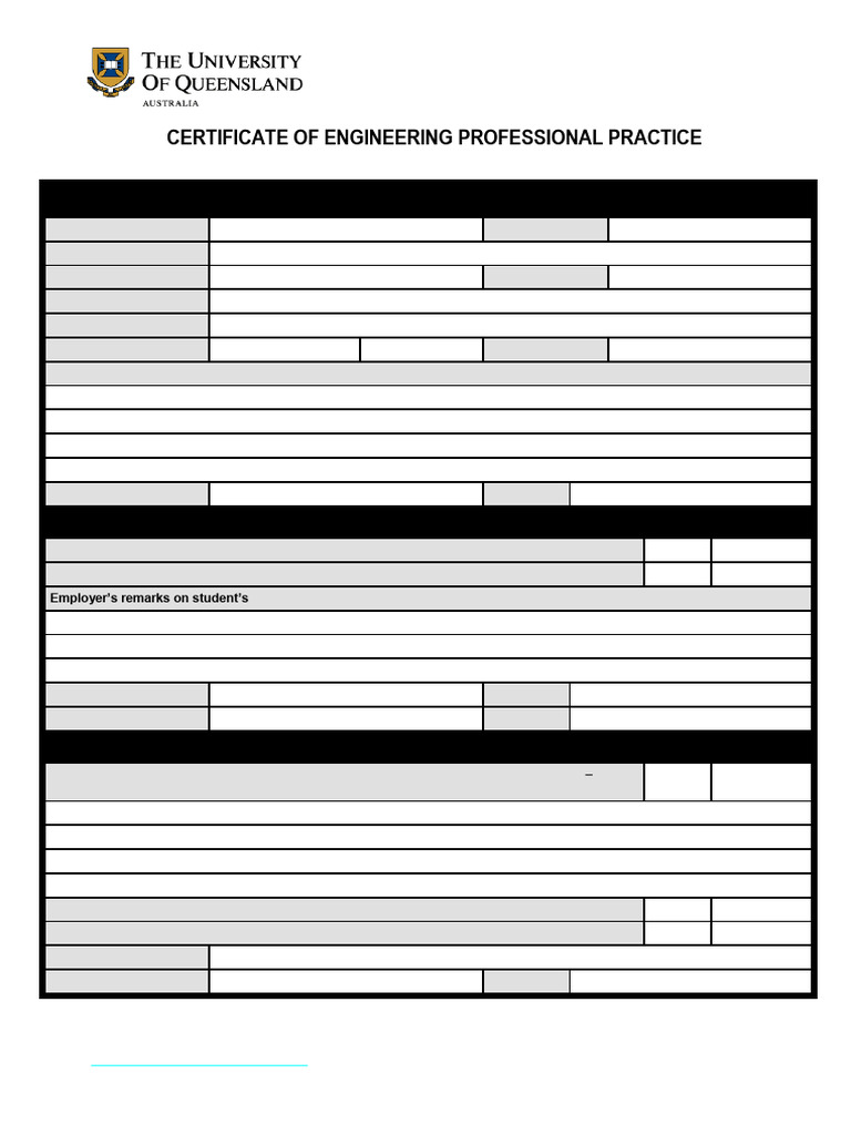 Professional Practice Certificate | PDF