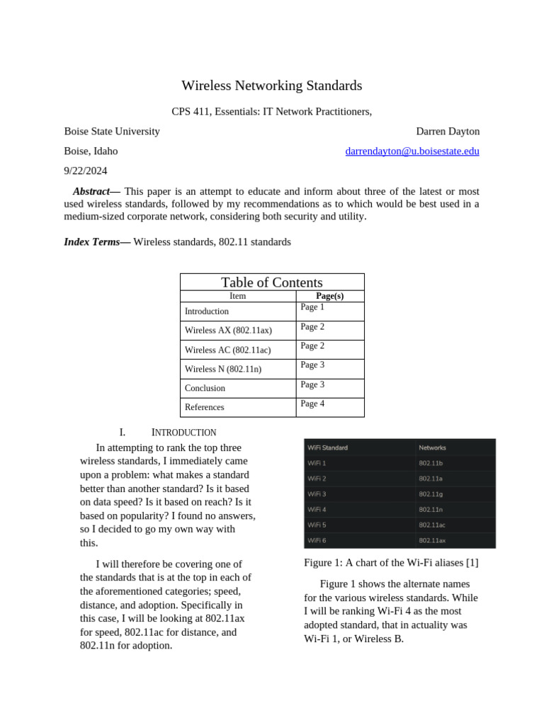 Wireless Networking Standards | PDF | Wi Fi | Business