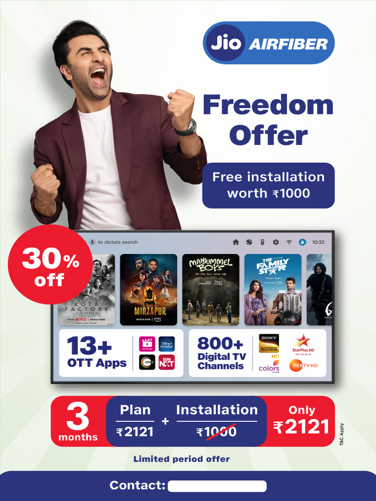 MyJio Freedom-Offer Carousel A3 | PDF