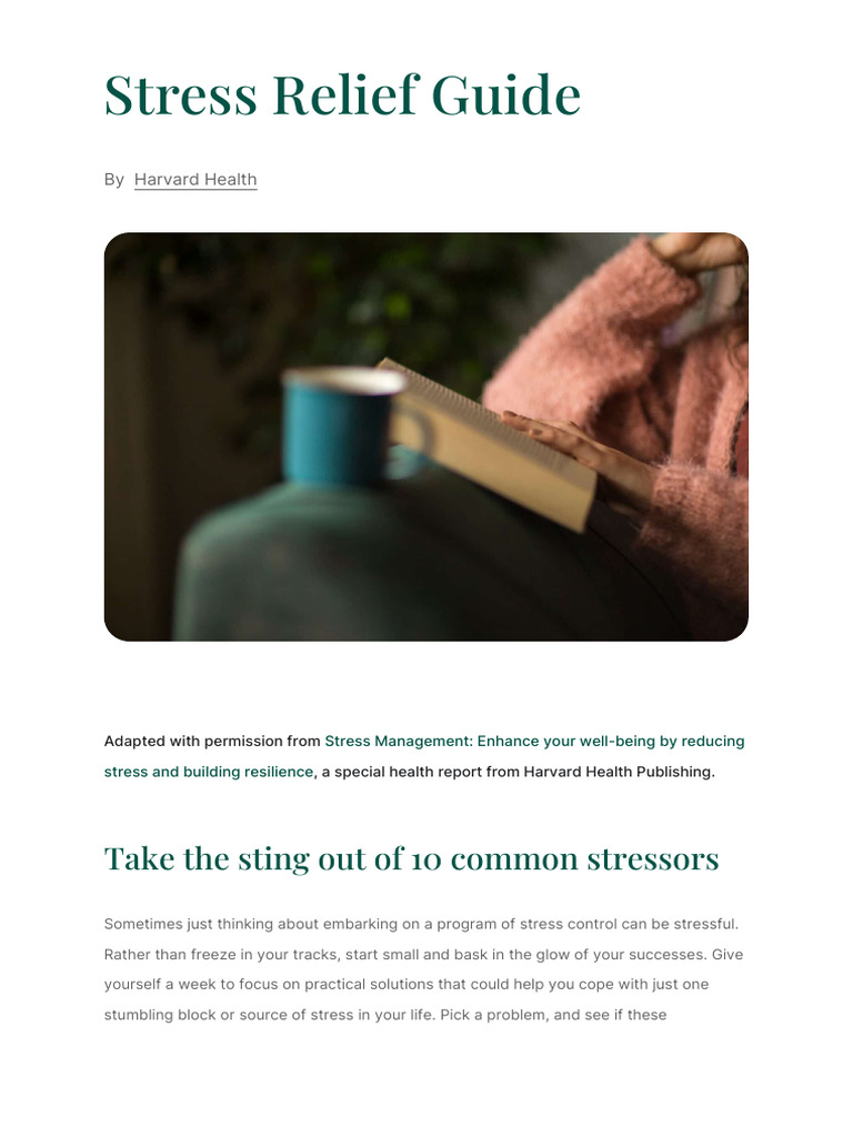 Stress Relief Guide | PDF