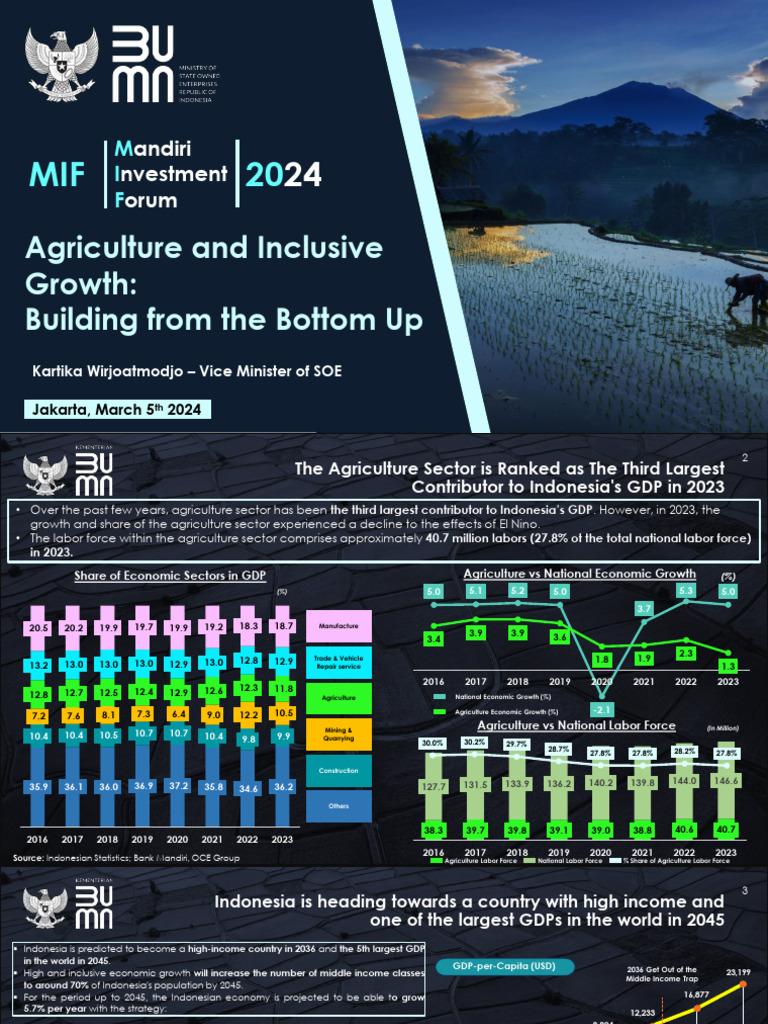 PAK TIKO Mandiri Investment Forum 2024 | PDF