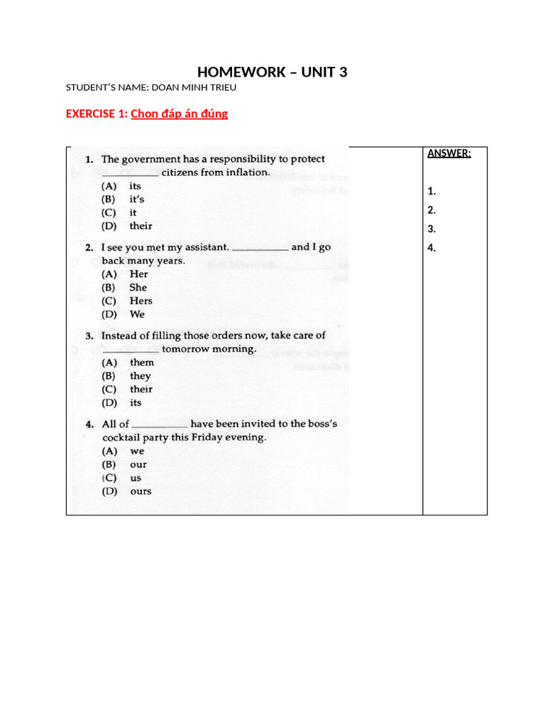 Homework - Unit 3 - RC | PDF