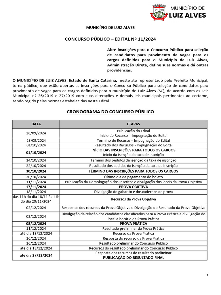 Concurso L Alves | PDF | Remédio