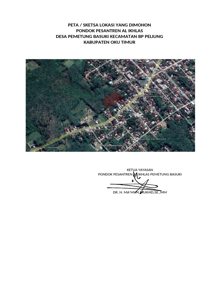 Sketsa Lokasi | PDF