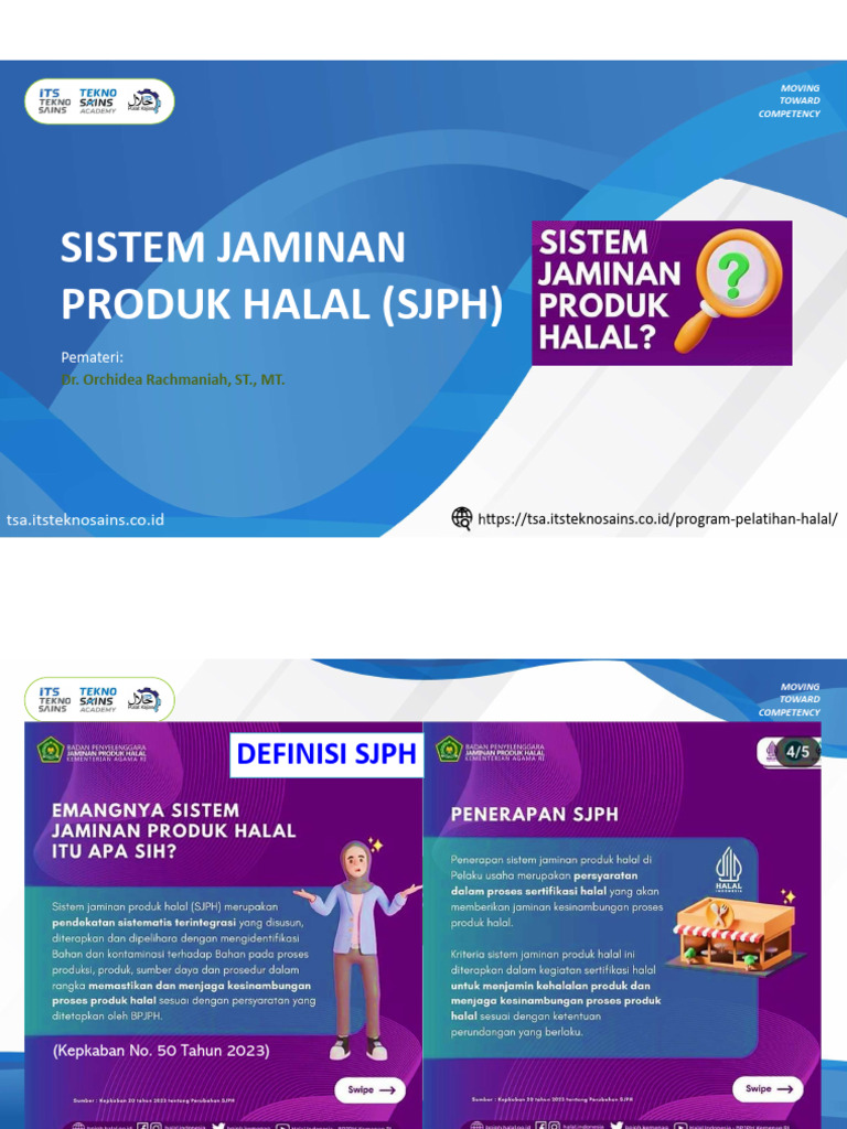 PPT-Komitmen-Tanggung Jawab & Bahan - SJPH Kriteria 1 & 2 | PDF