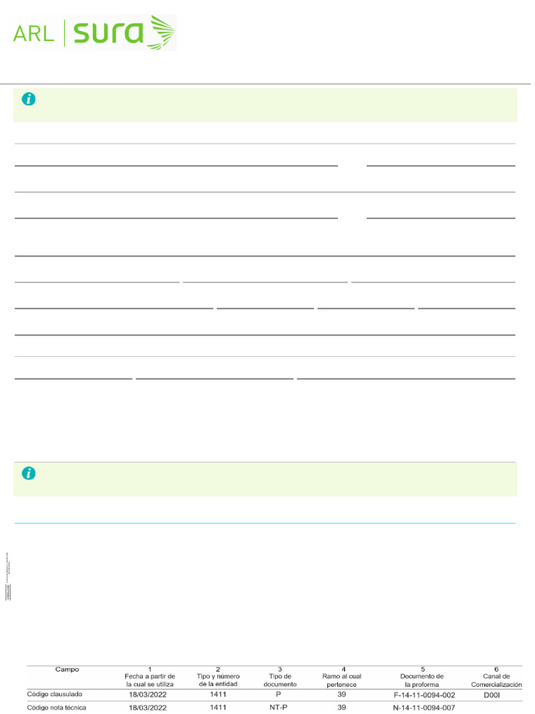 Afiliacion Arl Sura | PDF