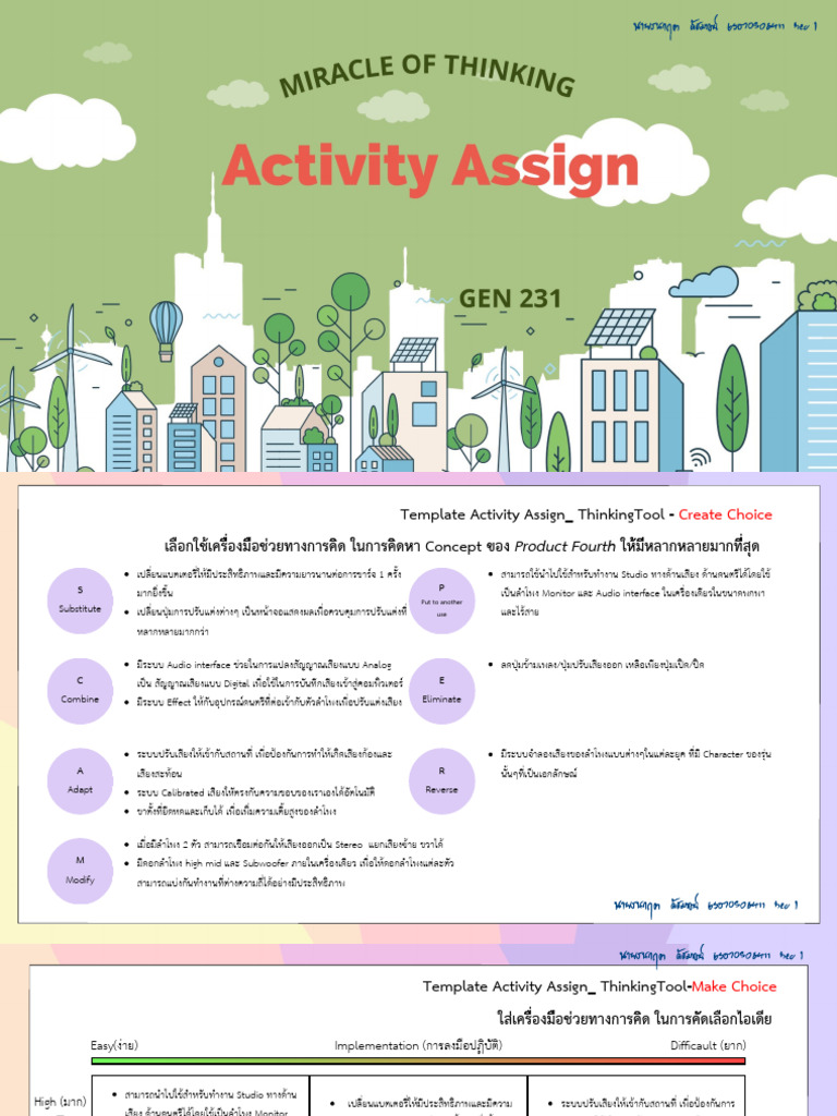 5 Activity+Assign Thinking+Tool | PDF 5 Activity+Assign Thinking+Tool | PDF