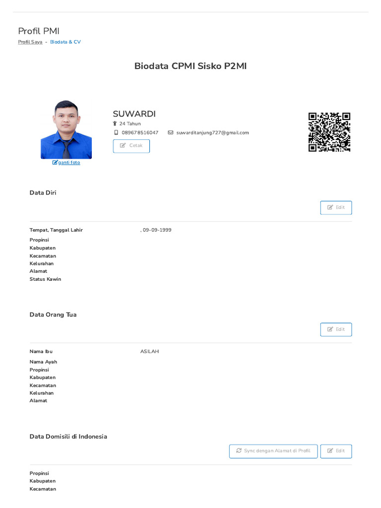 SISKOP2MI - Profil - Pmi - Profil PMI | PDF