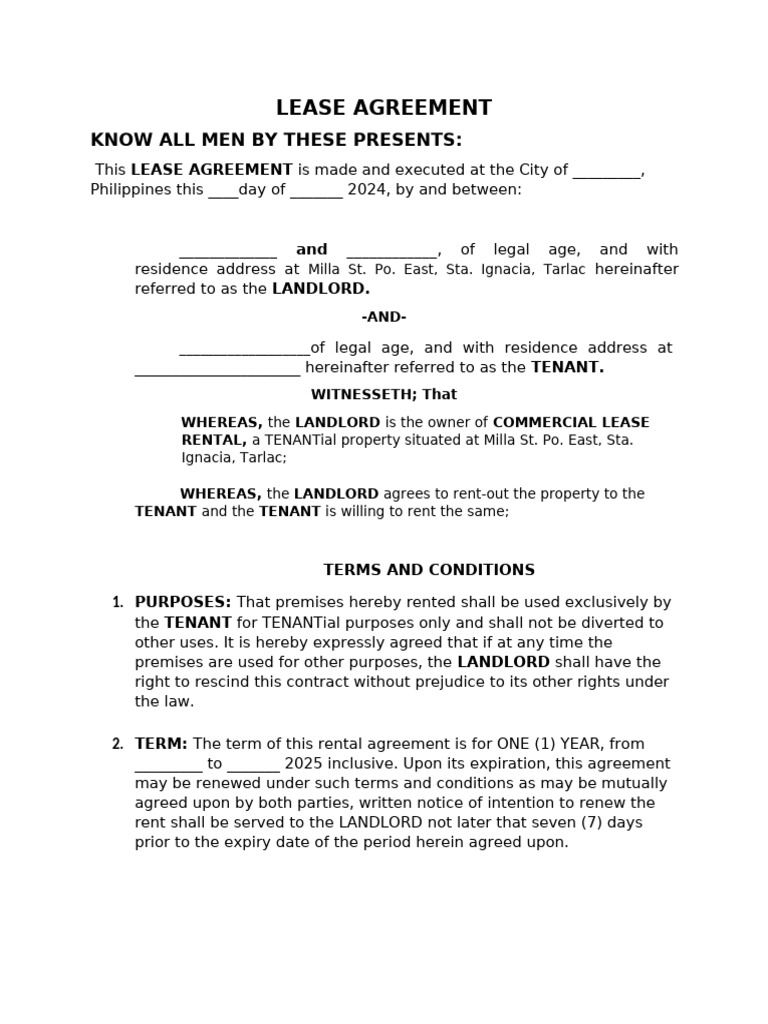 Lease Rental Kim Magat | PDF Lease Rental Kim Magat | PDF