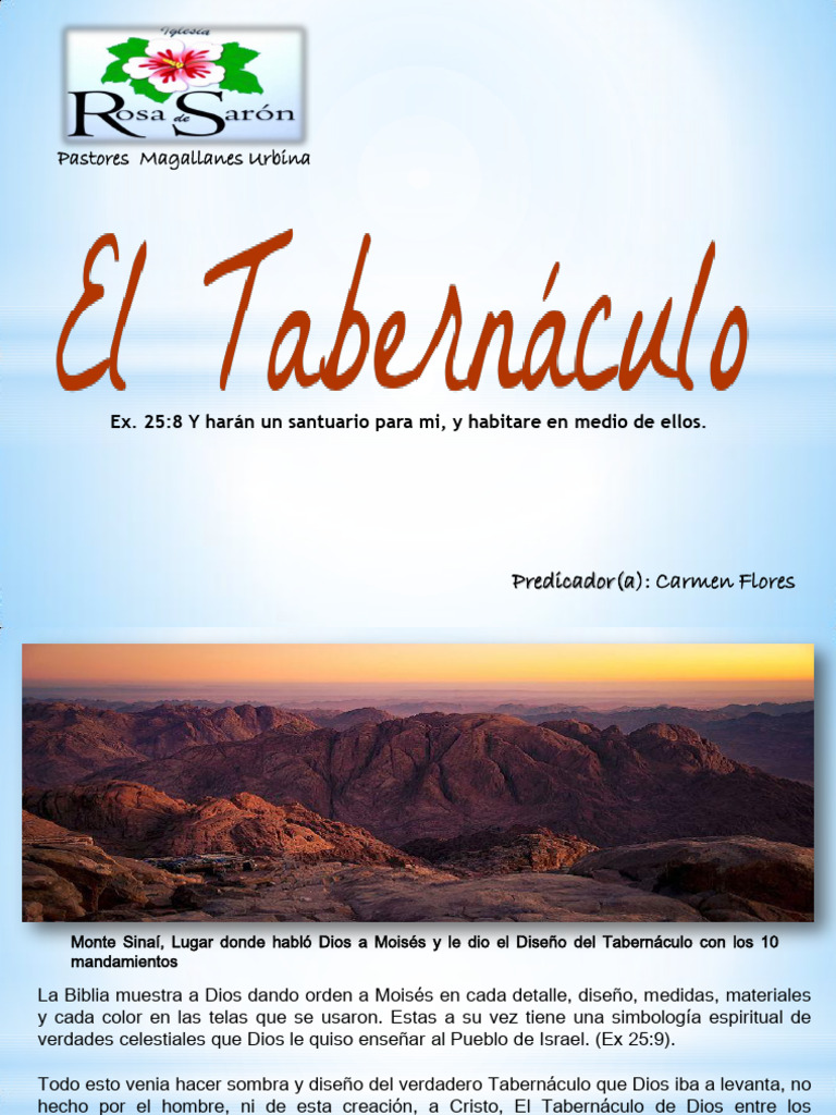 Tabernaculo | PDF | Tabernáculo | Religión y espiritualidad