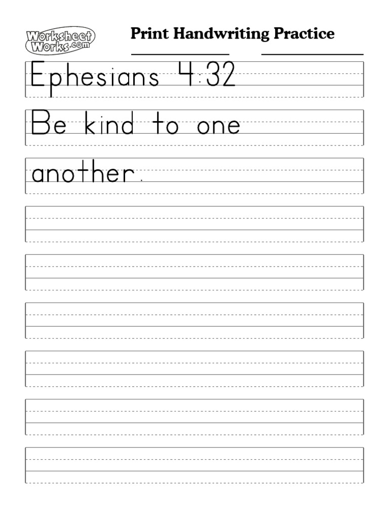 Bible Verse Copywork 2 | PDF