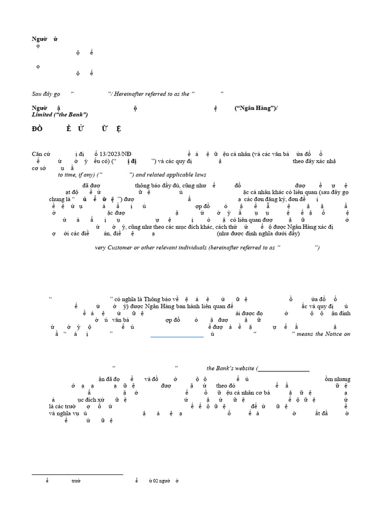 PDPA Consent Form-PFS Client - Sep23 - Bilingual - Shortform - Final | PDF