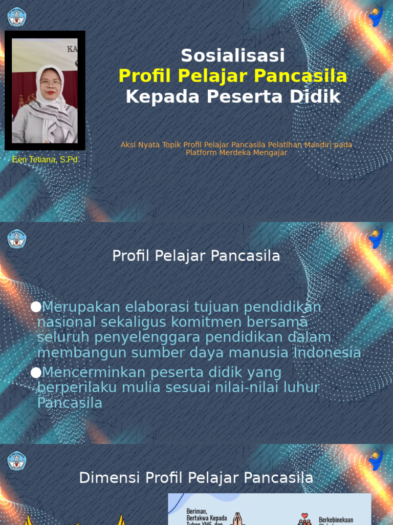 Aksi Nyata Topik 3 P5 - Eni | PDF | Ilmu Sosial | Kesehatan Holistik