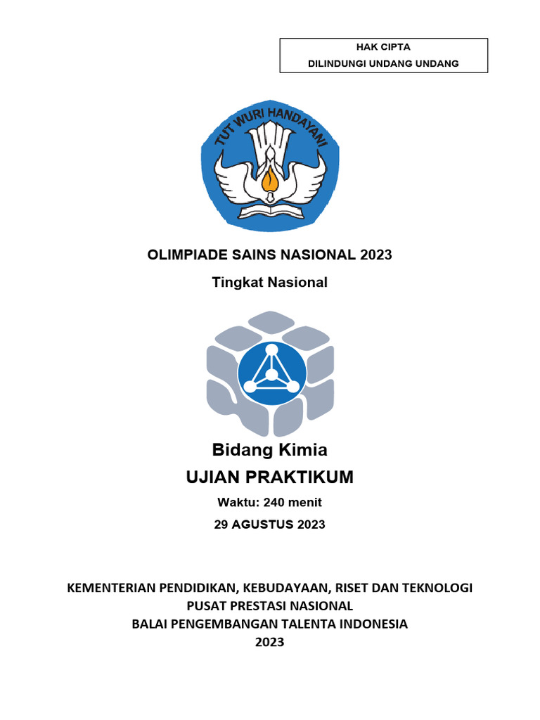 Soal Praktikum OSN 2023 | PDF