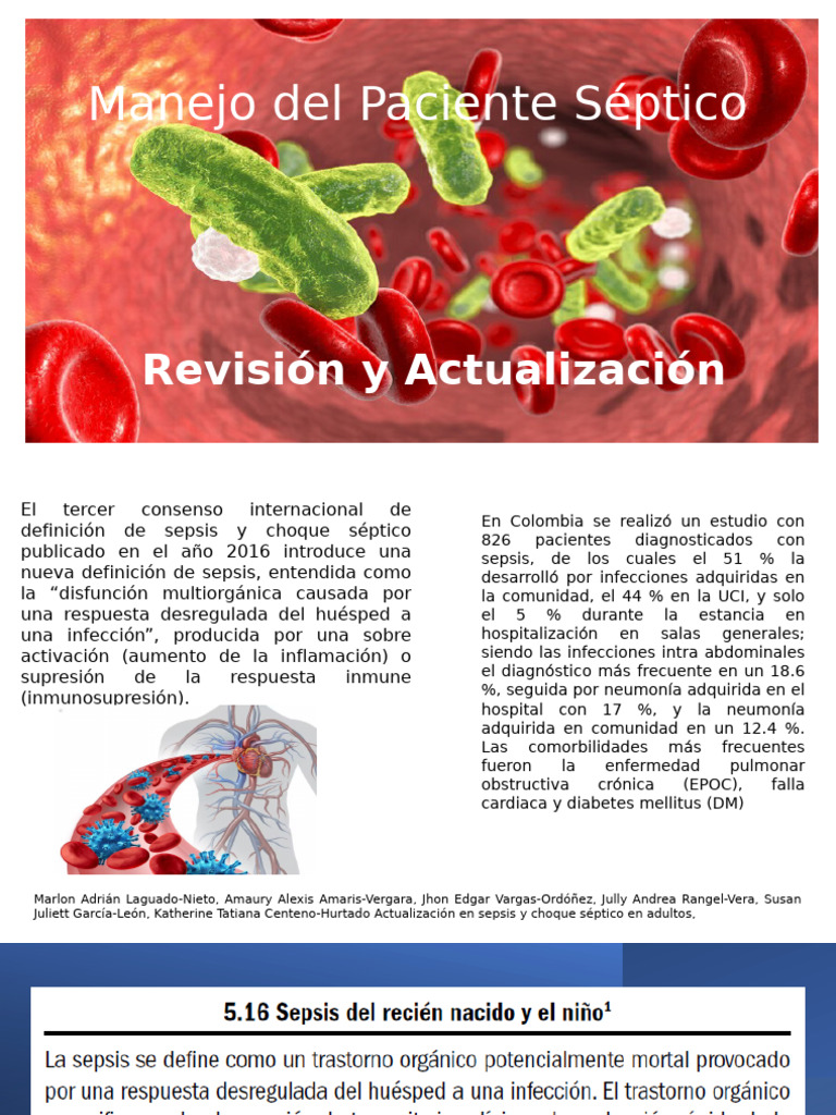 Manejo Del Paciente Séptico 3 | PDF