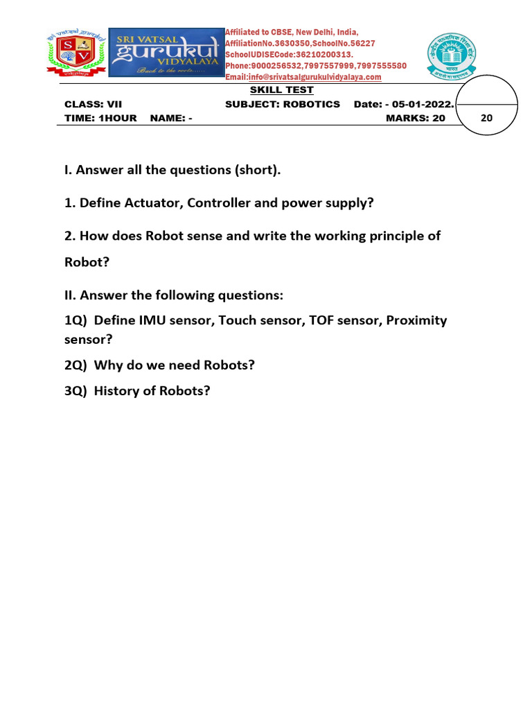 Robotics-7 | PDF