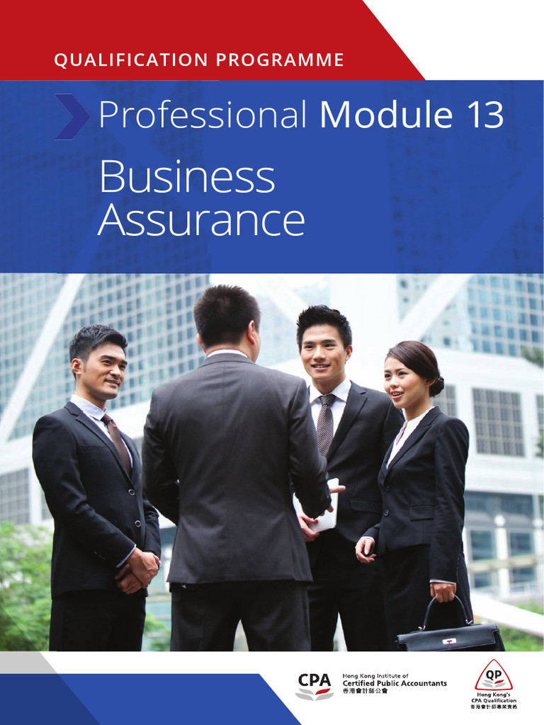 HKICPA Learning Pack Module 13 Auditing | PDF | Audit | Accountant