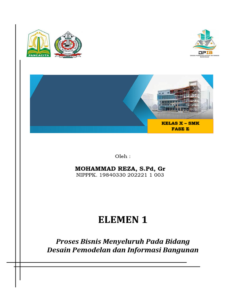 Modul elemen 1 Fase E DPIB | PDF
