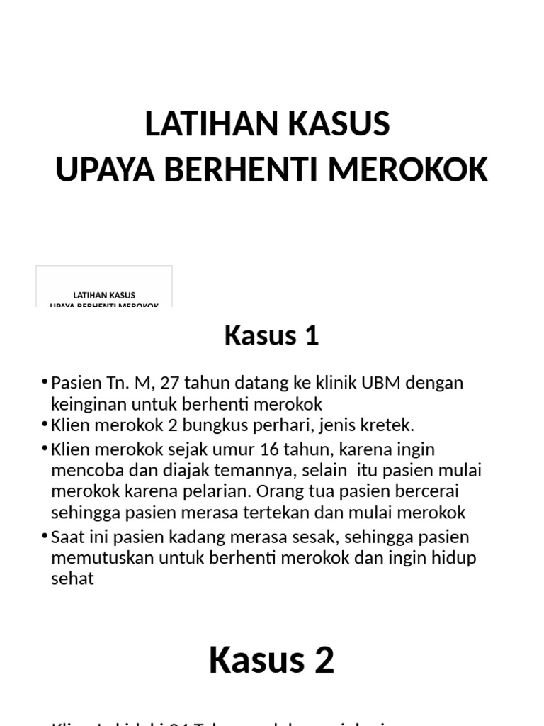 Latihan Kasus | PDF