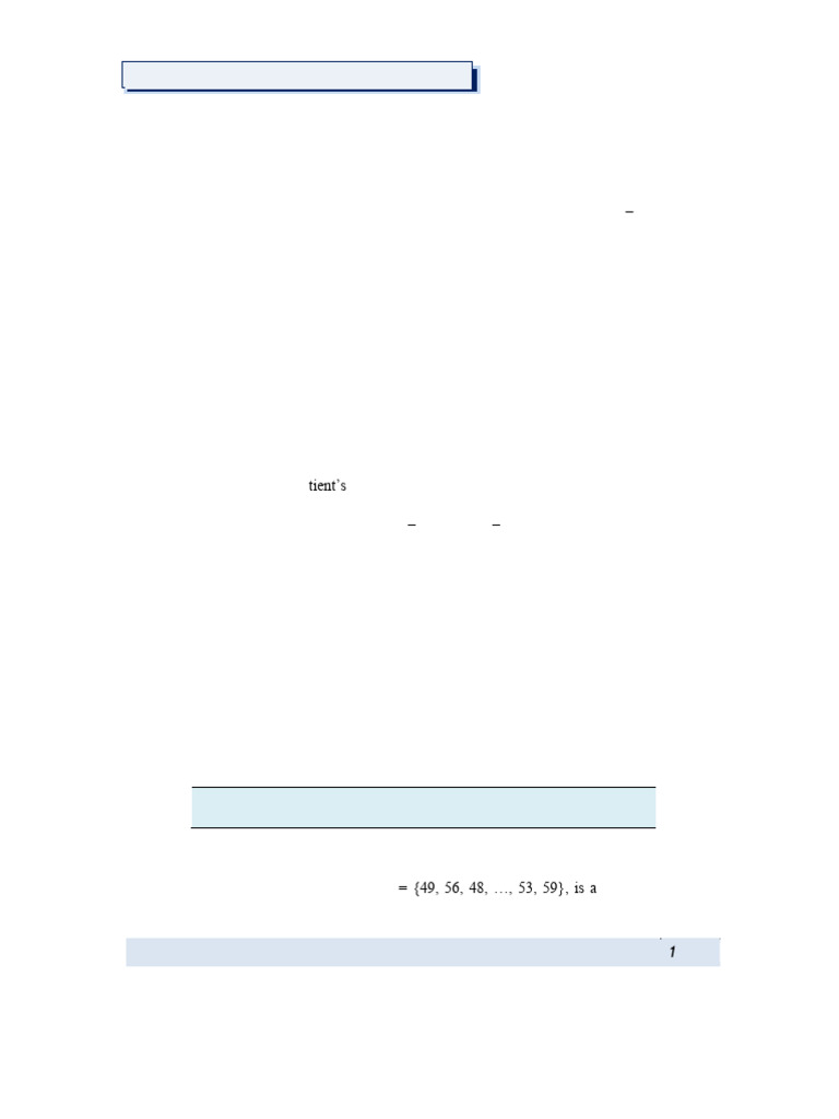 01.elementary Statistical Methods | PDF