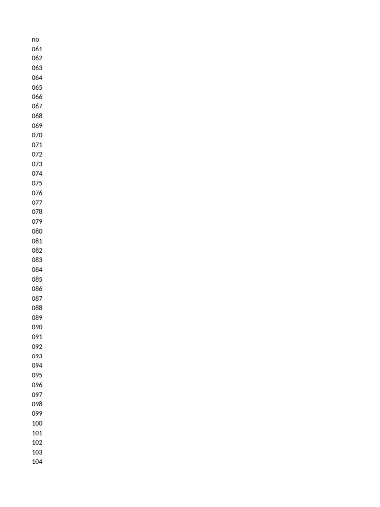 Nomor Kupon Sembako | PDF