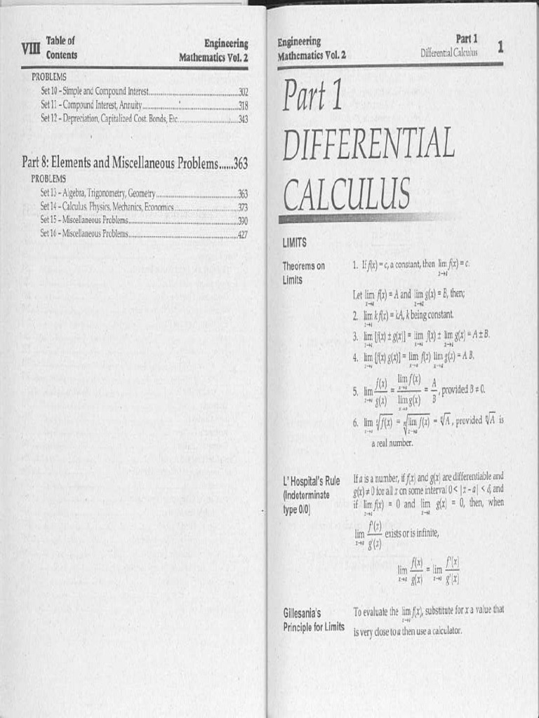 Maths (Differential-Calculus) Gillesania | PDF