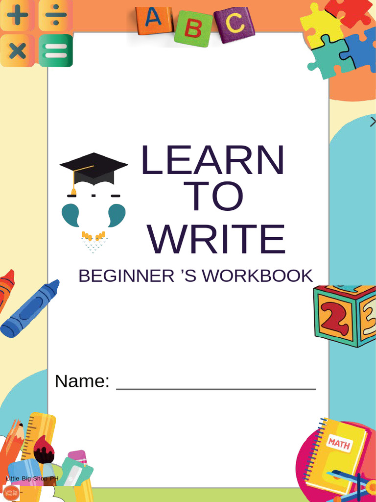 Learn To Write Softcopy A4 Size | PDF