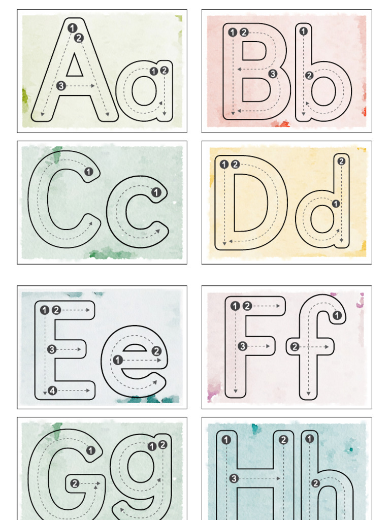 Finger Tracing Mats A-Z | PDF