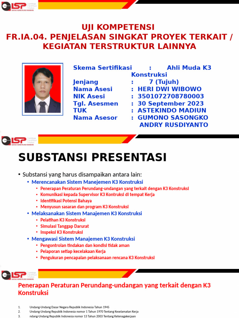 Ahli K3 Heri Wibowo | PDF