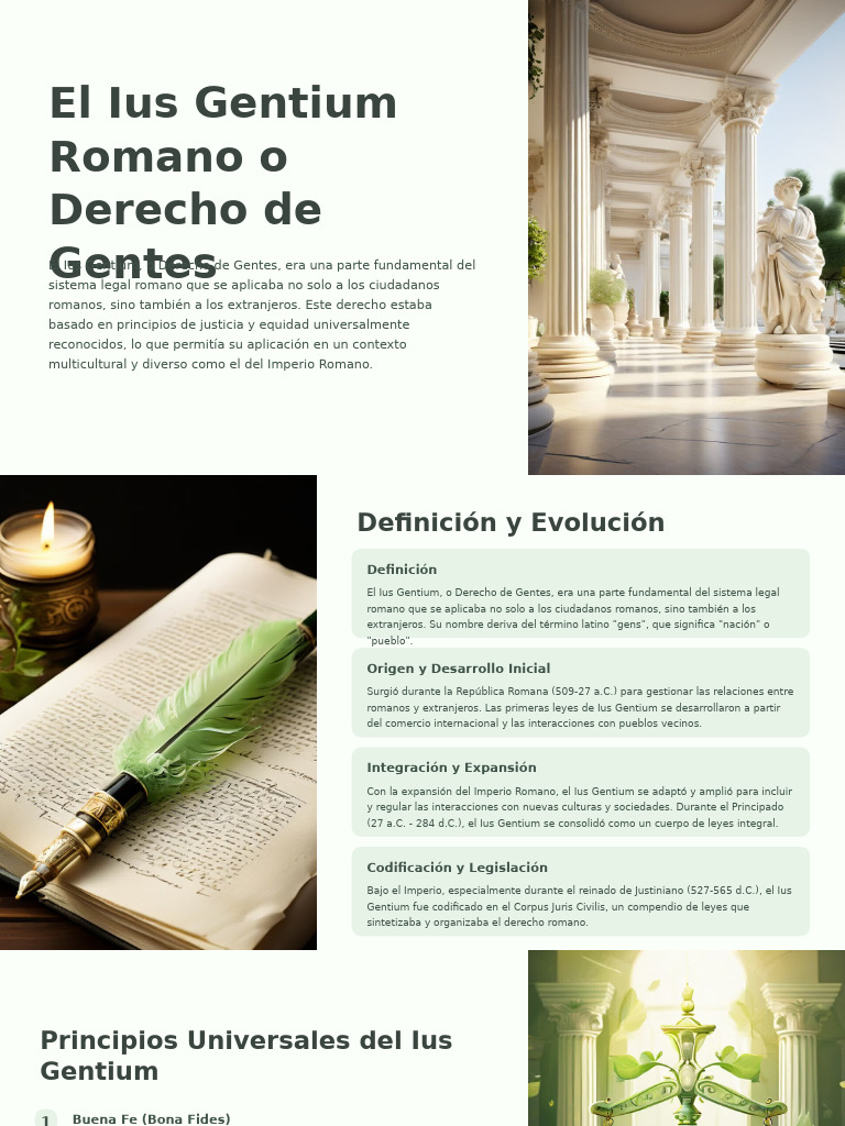 El Ius Gentium Romano o Derecho de Gentes | PDF